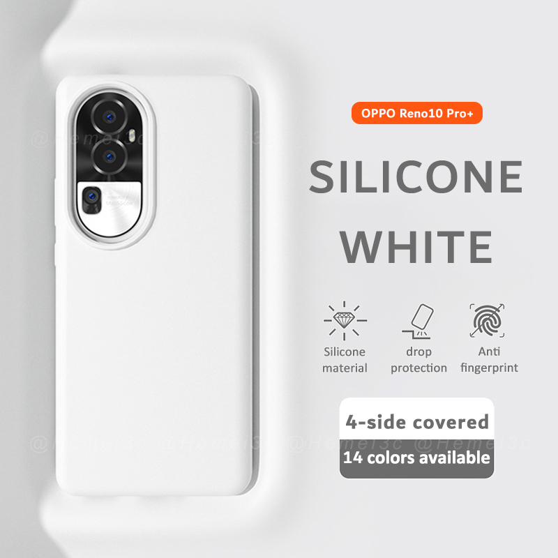 For OPPO Reno 10 Pro Plus Pro+ Casing Liquid Silica Gel Hard Drop ...