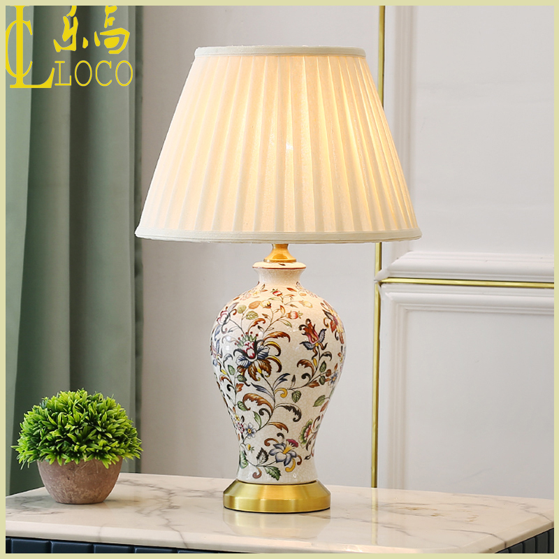 LOCO LED Table Lamp Living Room Ceramic Table Light Bedroom Bedside ...