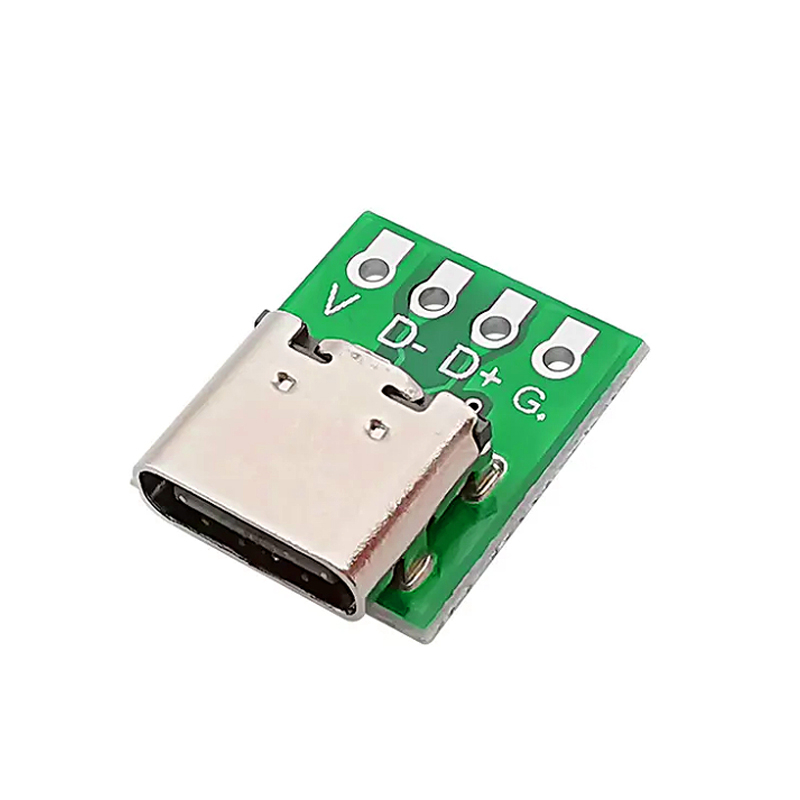 Type-c Female Socket Test Board Double-Sided Positive Negative Plug ...