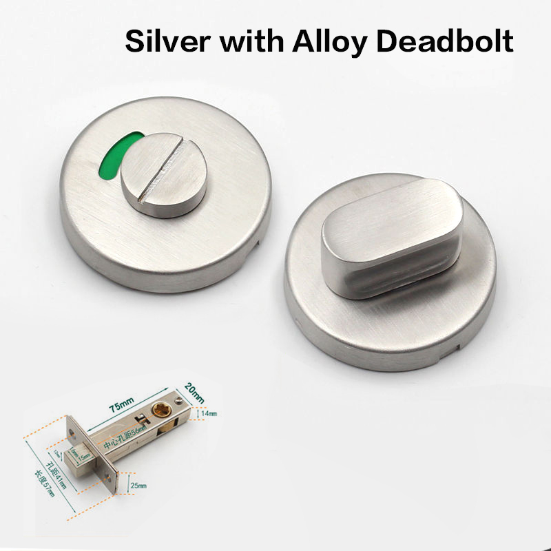 304 Stainless Steel Indicator Door Lock Public Toilet/WC/Bathroom Bolt ...