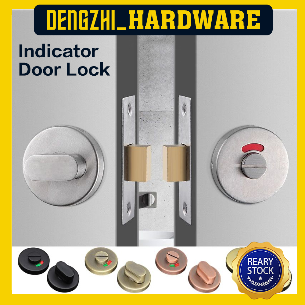304 Stainless Steel Indicator Door Lock Public Toilet/WC/Bathroom Bolt ...