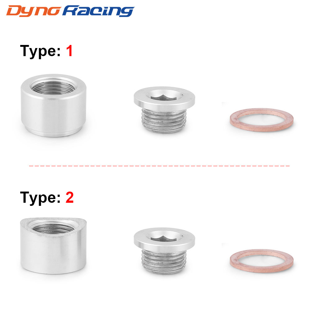 M18X1.5 O2 Oxygen Sensor Bung Stepped Style Mounting Wideband Solder ...