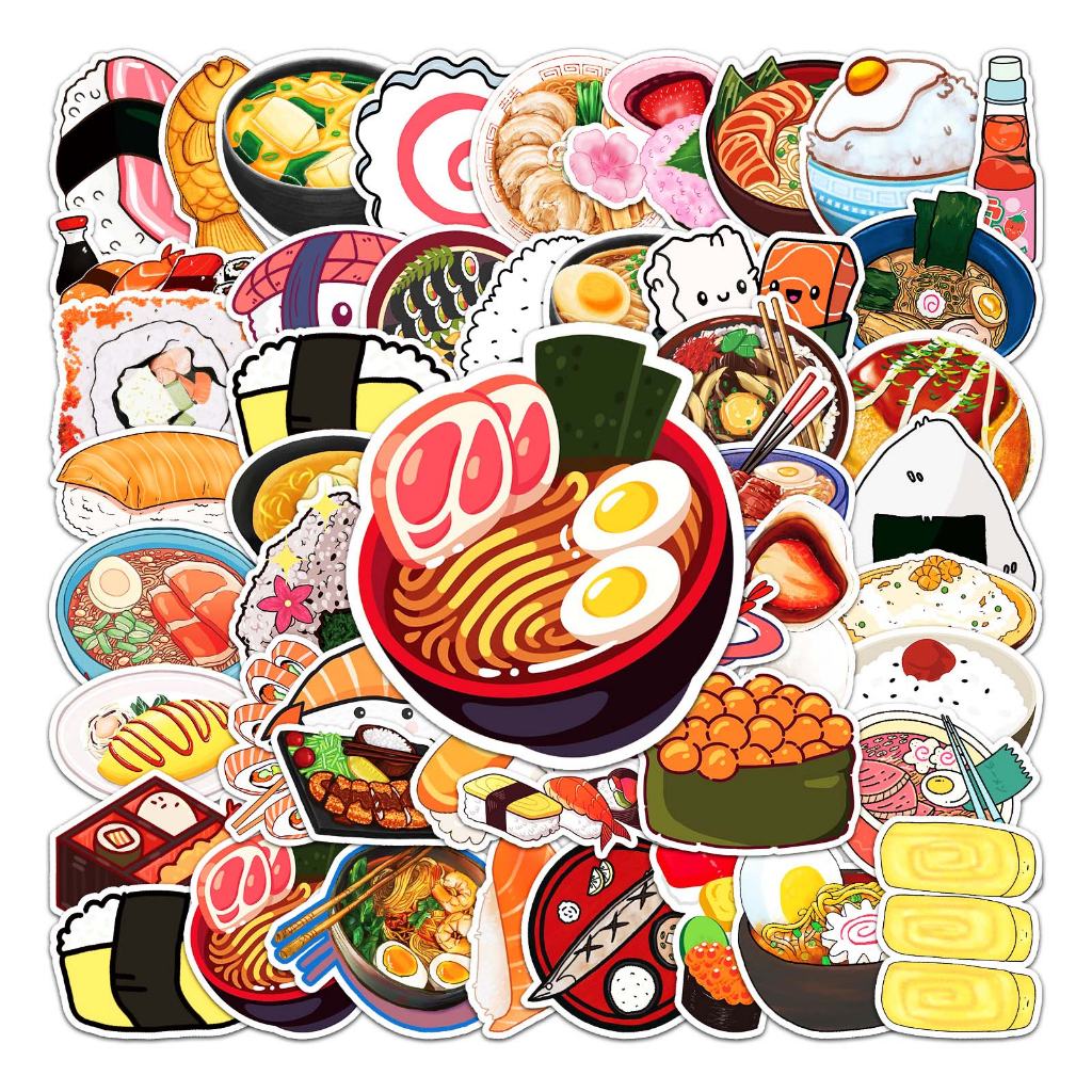 50 Piece Daily DIY Creative Motor Stickers Car Stickers Helmater ...