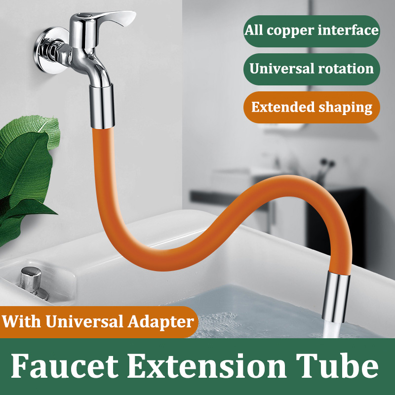 Faucet Extension Tube Extender Universal Extension Water Pipe Anti ...