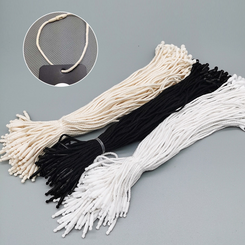 100Pcs/lot Clothes Tag Rope Cotton Wire Hanging Rope DIY Tag Line Label ...