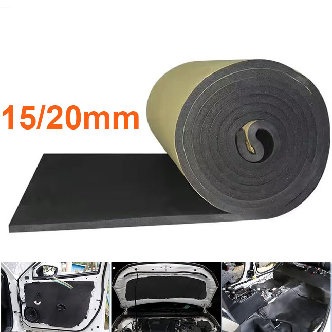 15MM/20MM Thickness Car Sound Insulation Foam ,Rubber Heatproof Noise ...