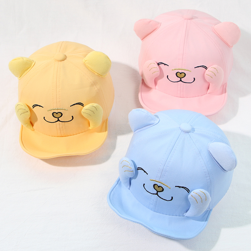 Cute Cartoon Baby Hat Children Baseball Cap Spring Summer Kids Visor ...