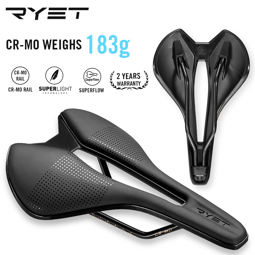 RYET Full Carbon Bike Saddle SuperLight Racing Bicycle Saddle 110g 7x9mm Road Bicycle Seat ...