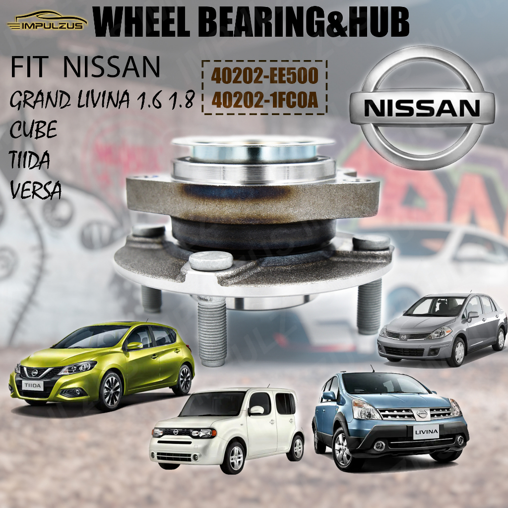 NISSAN FRONT WHEEL BEARING HUB 40202-EE500 Grand Livina CUBE TIIDA ...