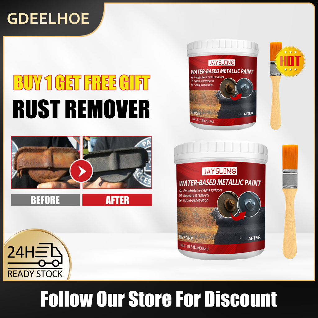 Metal Rust Remover Agent Anti Rust Primer Water Based Metallic Paint ...