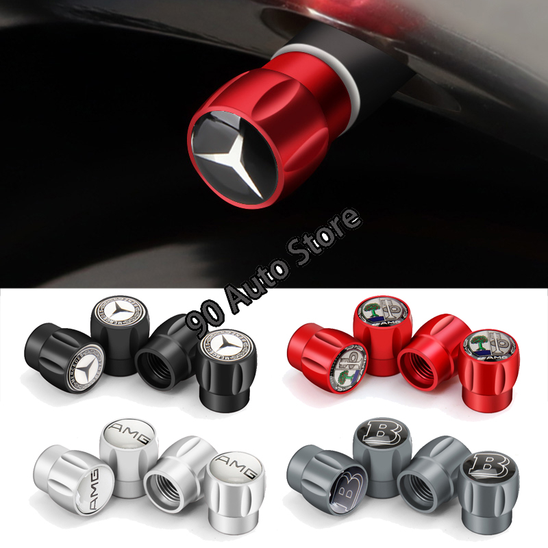 4PCS For Mercedes Benz W204 AMG Brabus Apple Tree Carlsson Metal Car ...