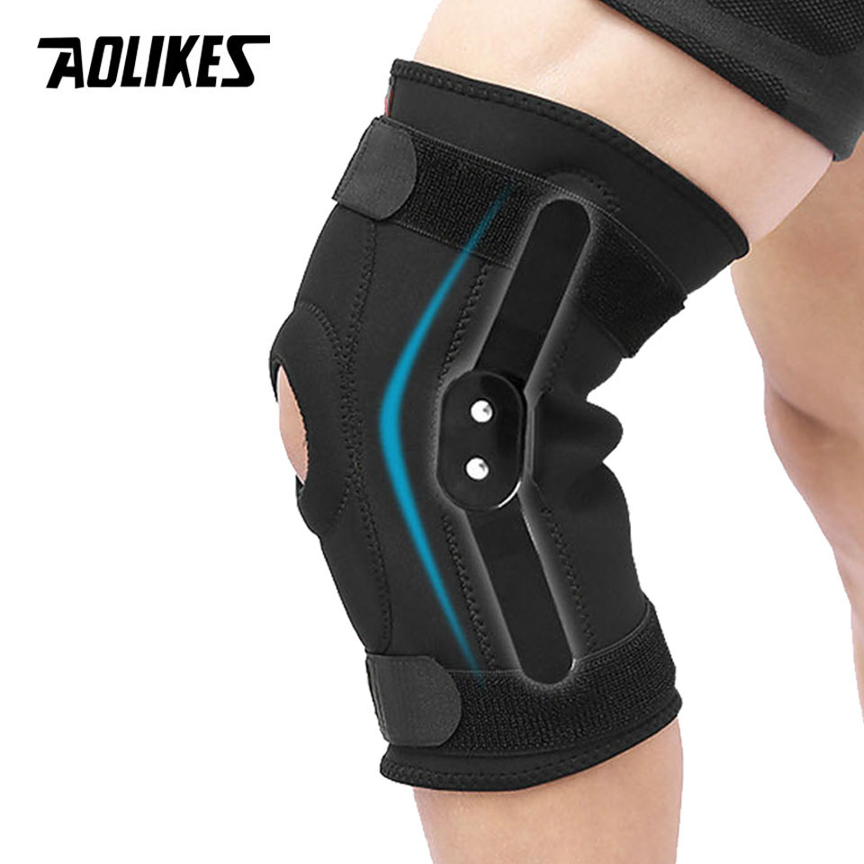 Aolikes Adjustable Elastic Knee Supports Compression Pad (1 Pc ...
