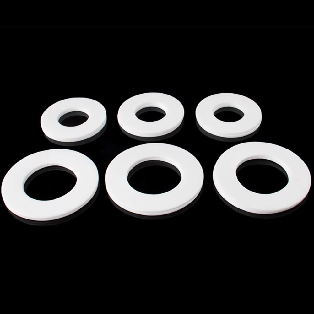 PTFE Gasket Round Flat Washer Teflon Fluorine Customization Plastic ...