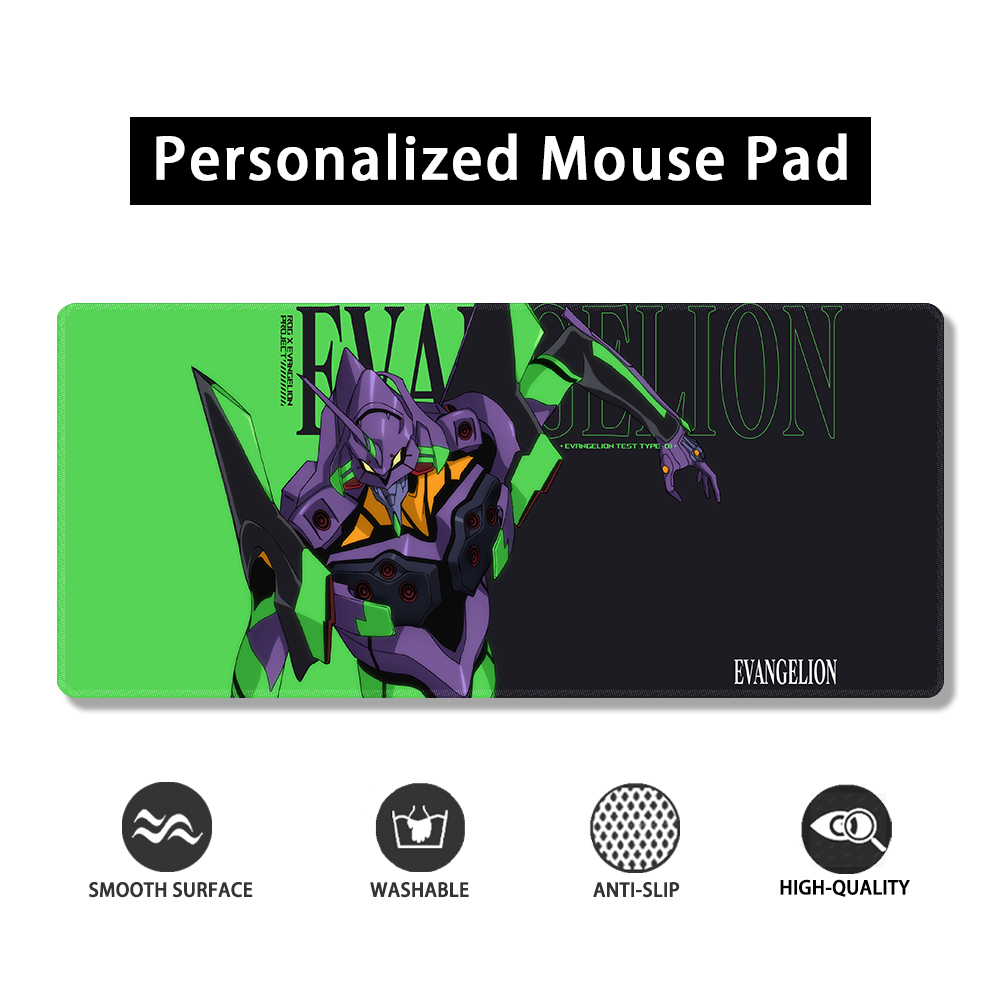 Mouse pad EVANGELION-01 Extended mousepad Waterproof Non-Slip design ...
