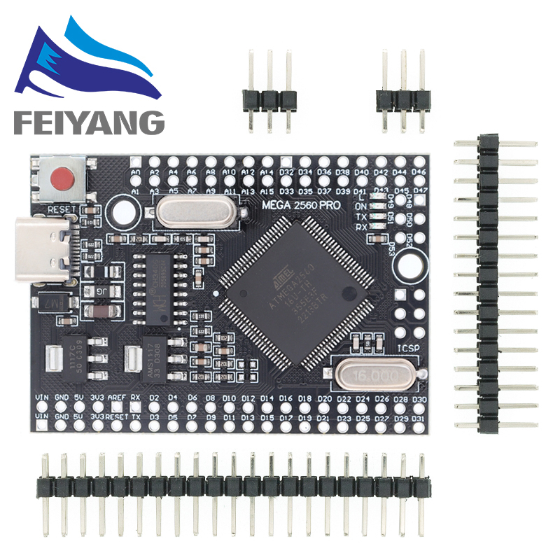 MEGA2560 PRO MEGA 2560 R3 Mega2560 REV3 AVR (ATmega2560-16AU CH340G) Development Board with USB ...