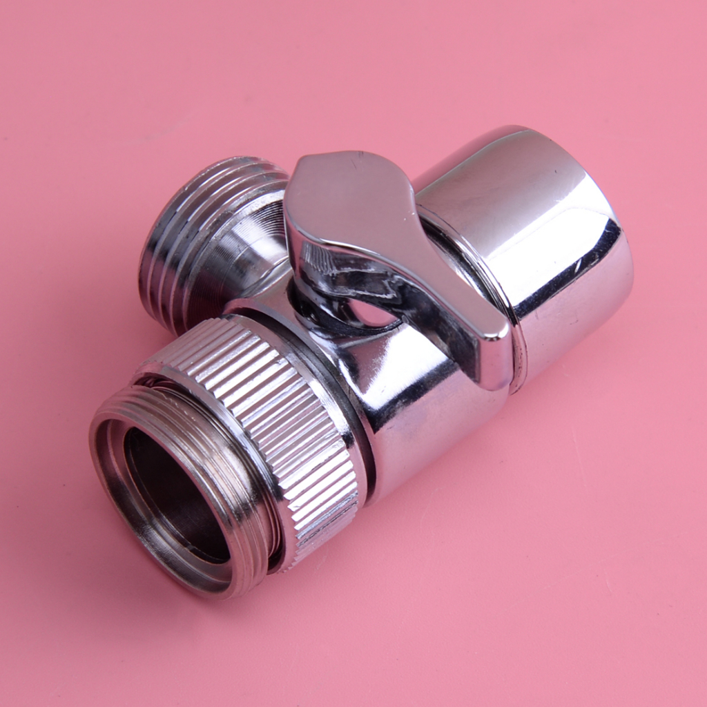 3-Way Switch Faucet Adapter Kitchen Sink Splitter Diverter Valve Water ...