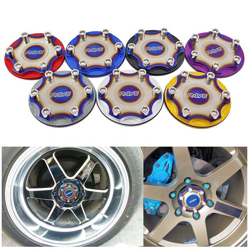 【ITSOK】Rave SUV Pick Up Universal Mag Wheels Titanium Burnt Center Hub ...