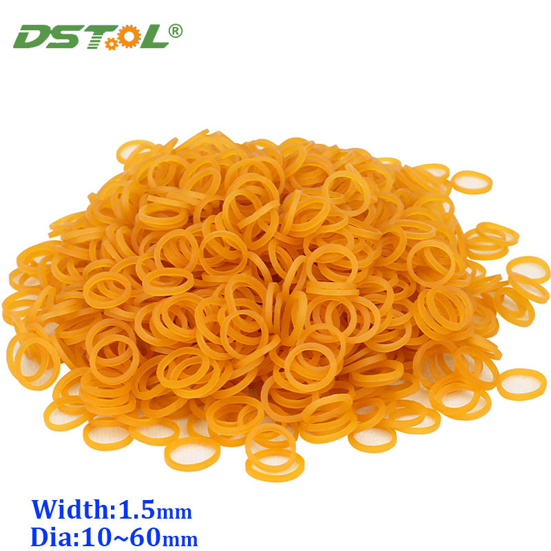 100Pcs Elastic Rubber Bands Sturdy Rubber Elastics Bands Width 1.5mm ...