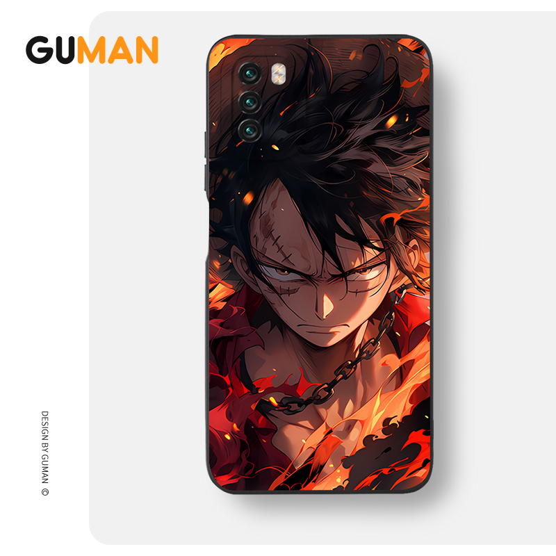 GUMAN Soft Silicone Funny Cartoon Anime Shockproof Casing POCO X3 Pro ...