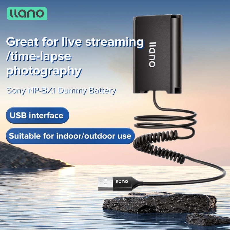 llano NP-BX1 Dummy Battery USB Powered External Power Supply Applicable ...