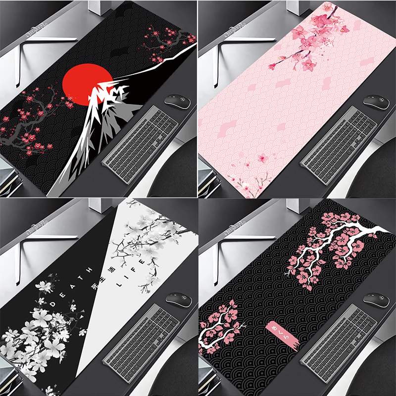 Large Gaming Mousepads Cherry Pink Mouse Pad Computer Mousemats Mouse ...