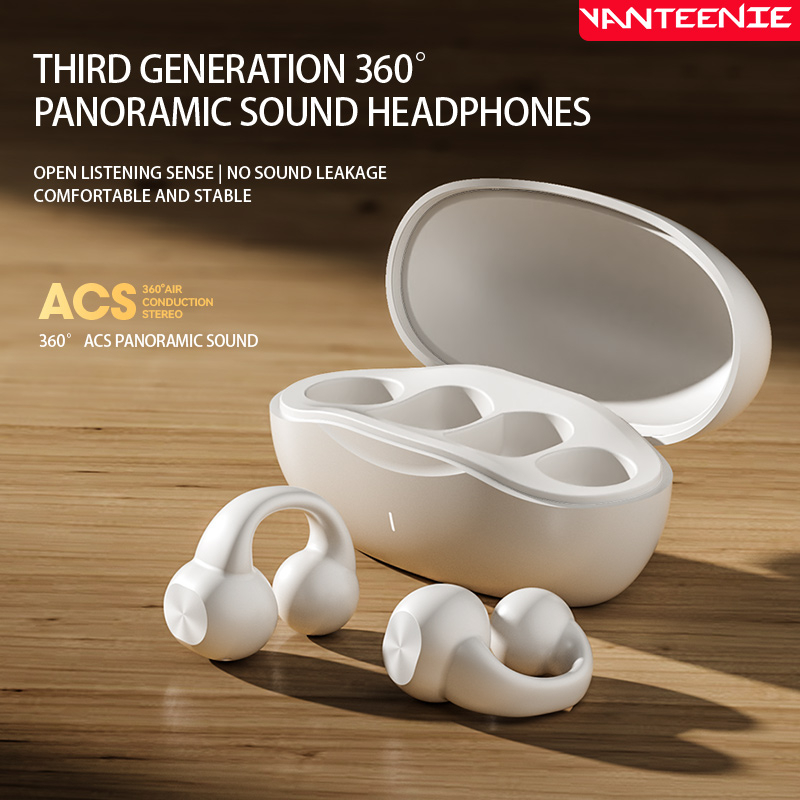VANTEENIE Bluetooth Earphone Original Air Conduction Headphone with ...