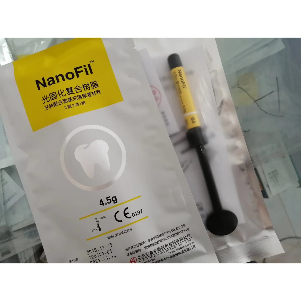Sold 1000 4.5g/pcs light curing composite A1 A2 A3 A3.5 Dental filling ...