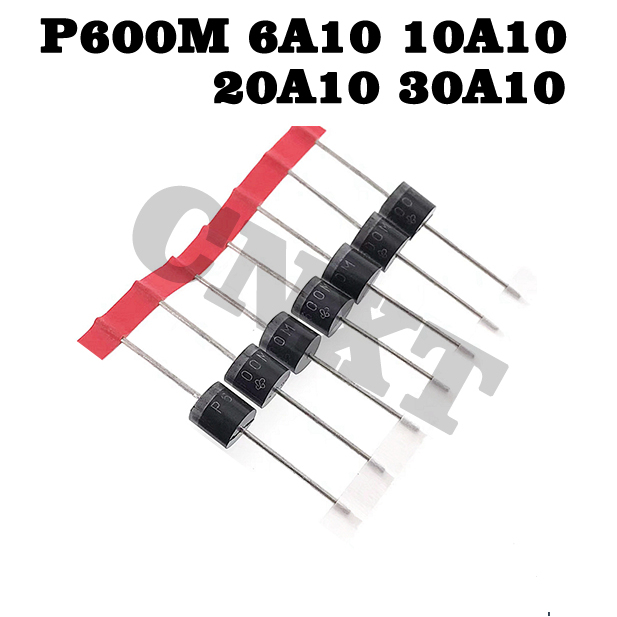 10~20pcs P600M 6A10 10A10 20A10 30A10 Straight Plug Rectifier Diode Power High Current Anti ...