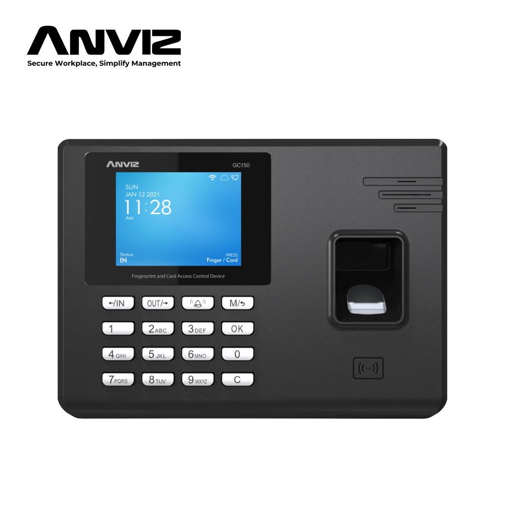 ANVIZ GC150 Small Business Fingerprint and RFID Access Control & Time ...