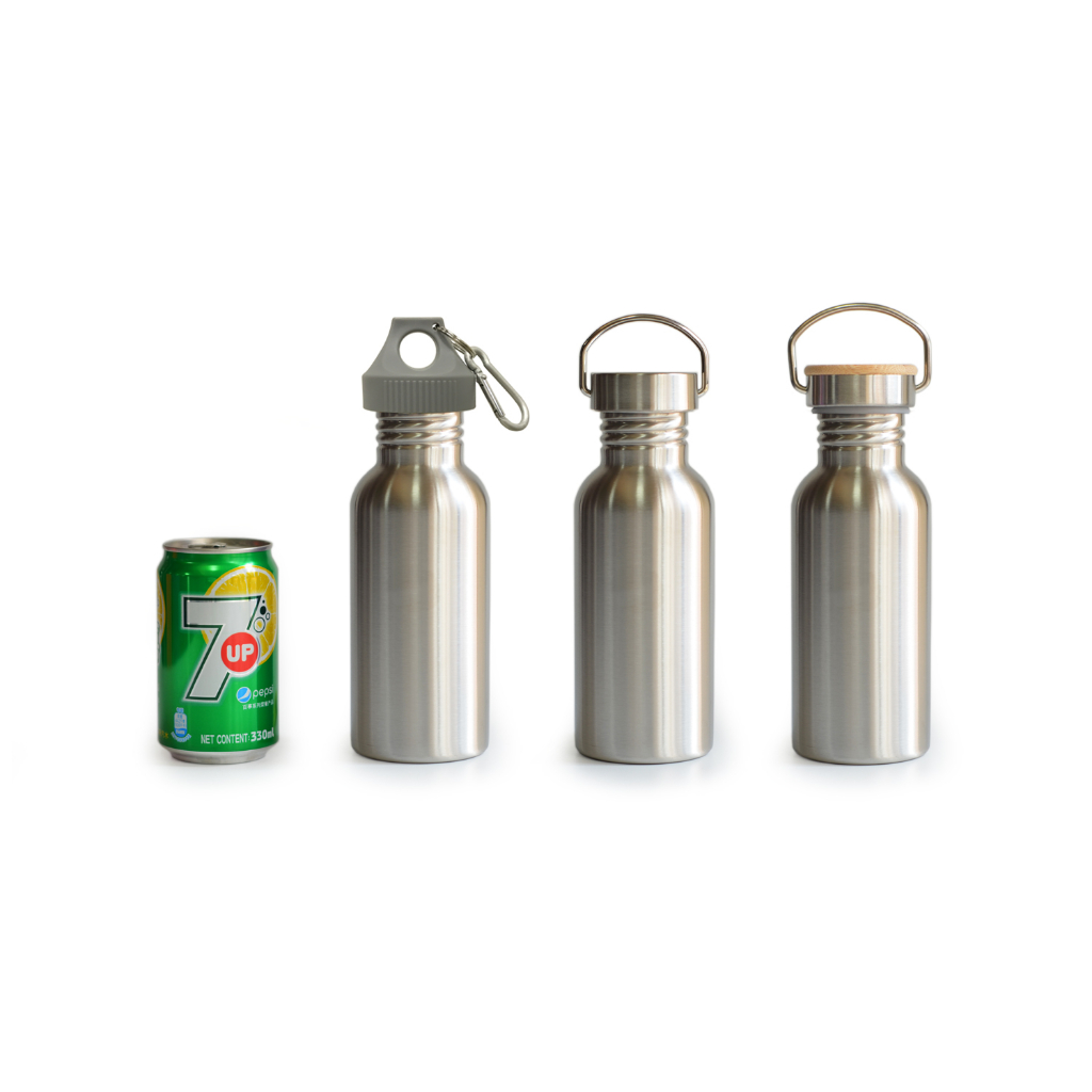 SUS 304 (18/8) Stainless Steel Sports Water Bottle 500mL BPA Free ...