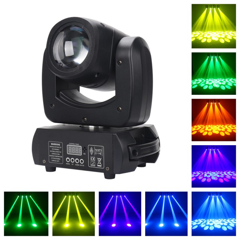 100w beam moving head,RGBW 4IN1, with rainbow with gobo and prism,8 ...
