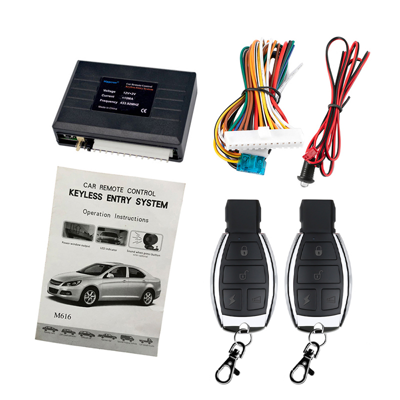 Car Remote Central Door Lock Keyless System Central Locking With Remote ...