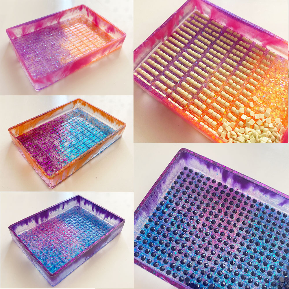Diamond Painting Multi Placing Tray for Round Square 5D Drill Trays ...