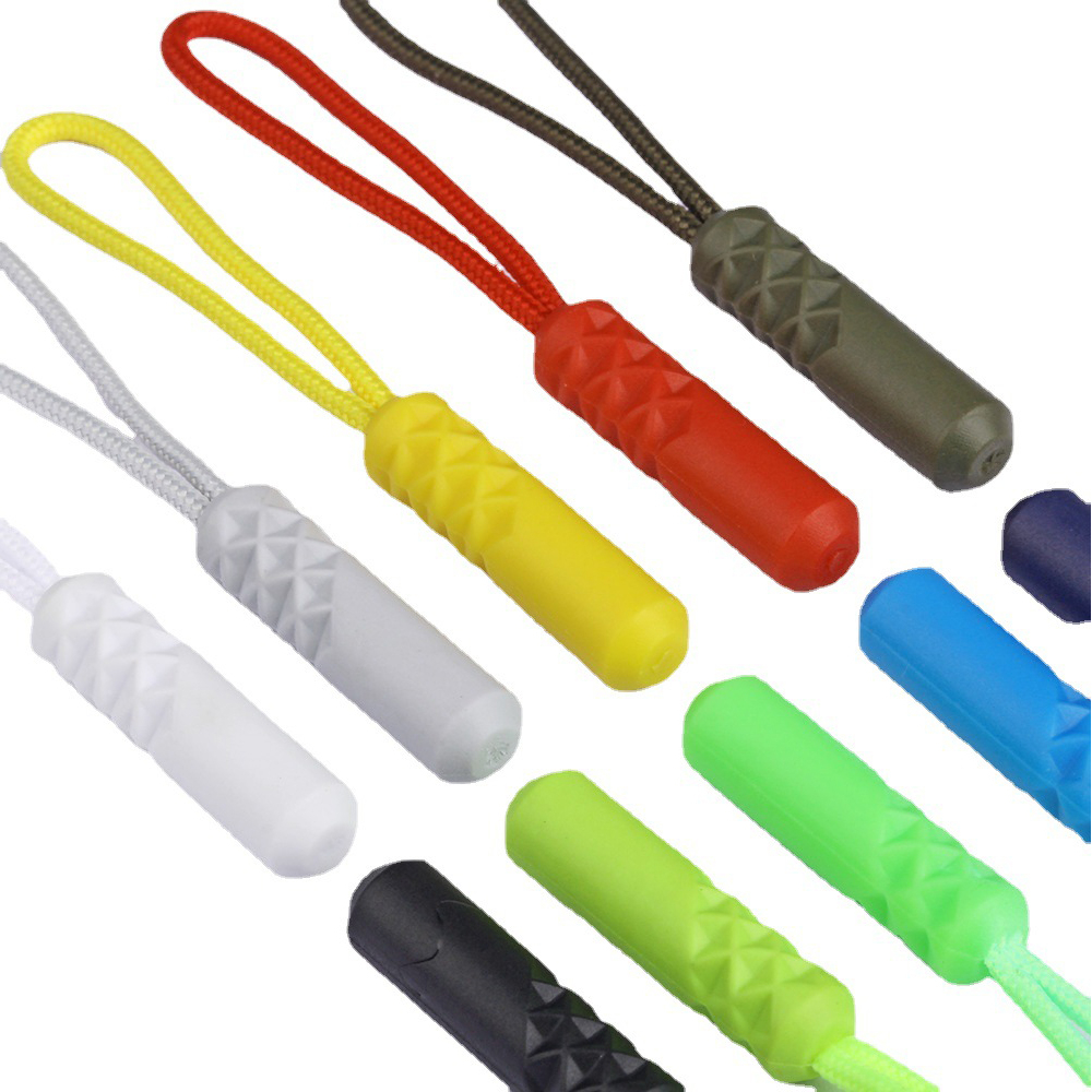 10PCS Zipper Pull Zipper String Hot Cord Rope Pullers Bag Lock Puller ...