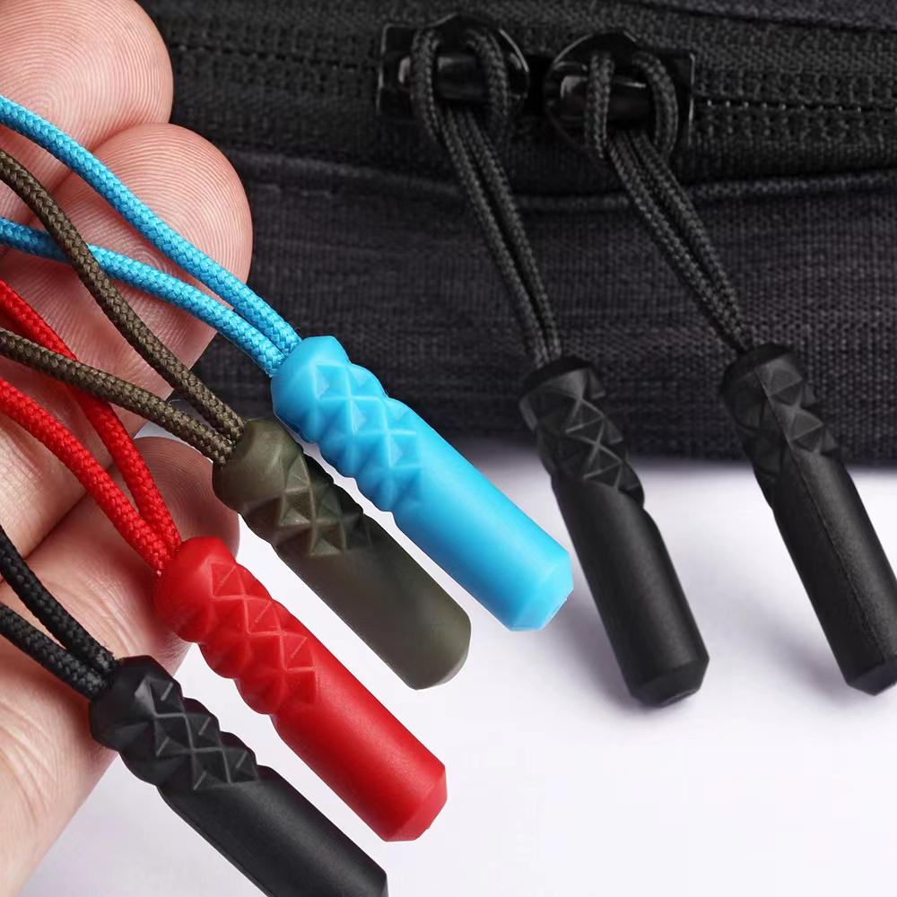 10PCS Zipper Pull Zipper String Hot Cord Rope Pullers Bag Lock Puller ...