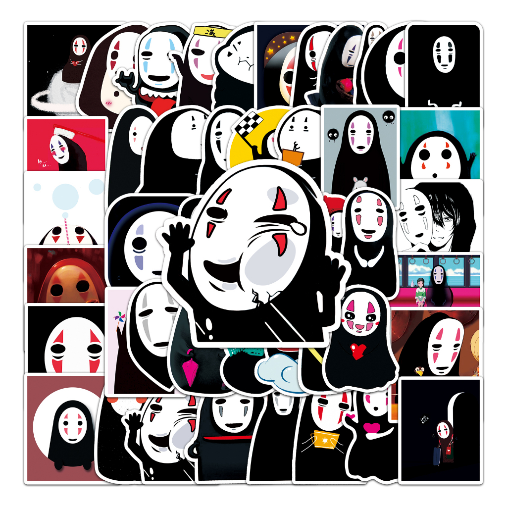 50 Piece Funny No Face Man Stickers Waterproof DIY For Phones Laptop ...
