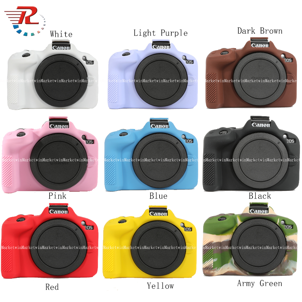 Canon EOS R50 Soft Silicone Rubber Camera Body Cover Case For Canon EOS ...