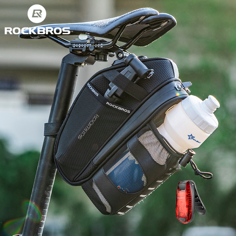 ROCKBROS Big Capacity Rainproof Bike Saddle Bag | Shopee Malaysia