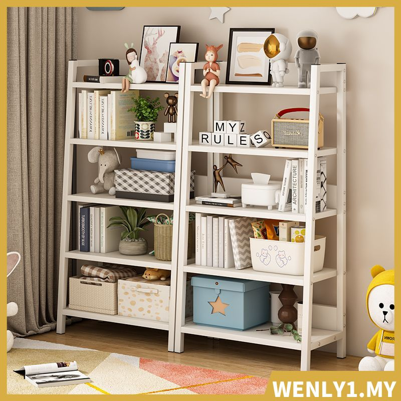 4 Tier Besi Multipurpose Book Shelf Rak Dapur Living Room Rak Serbaguna ...