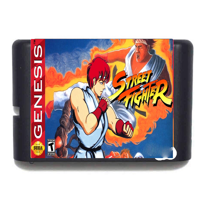 MD Street Fighters First Generation 16 Bit Gamecard For Mega Drive ...