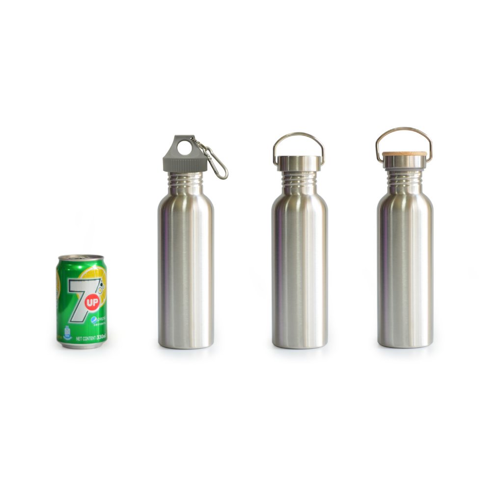 SUS 304 (18/8) Stainless Steel Sports Water Bottle 750mL BPA Free ...