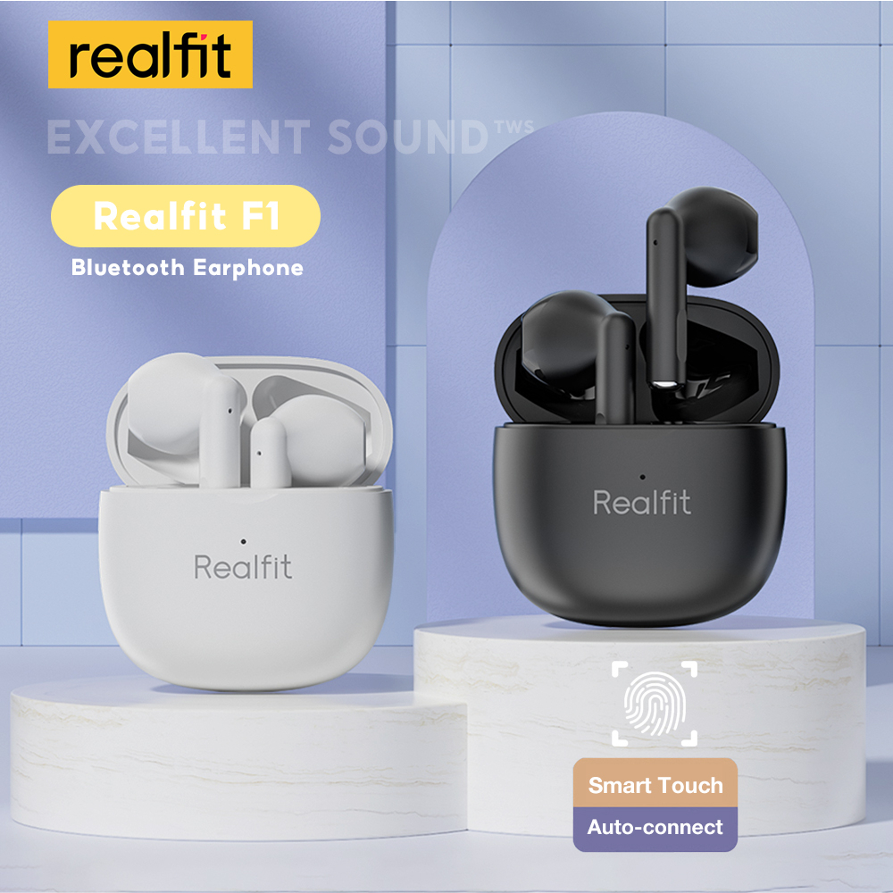 Realfit F1 TWS Bluetooth Earphone Good Sound Quality Mini Matte ...