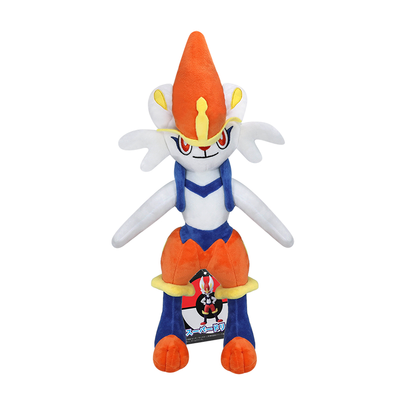 45cm Pokémon and Shield Scorbunny Evolution Raboot Cinderace Plush Toys ...