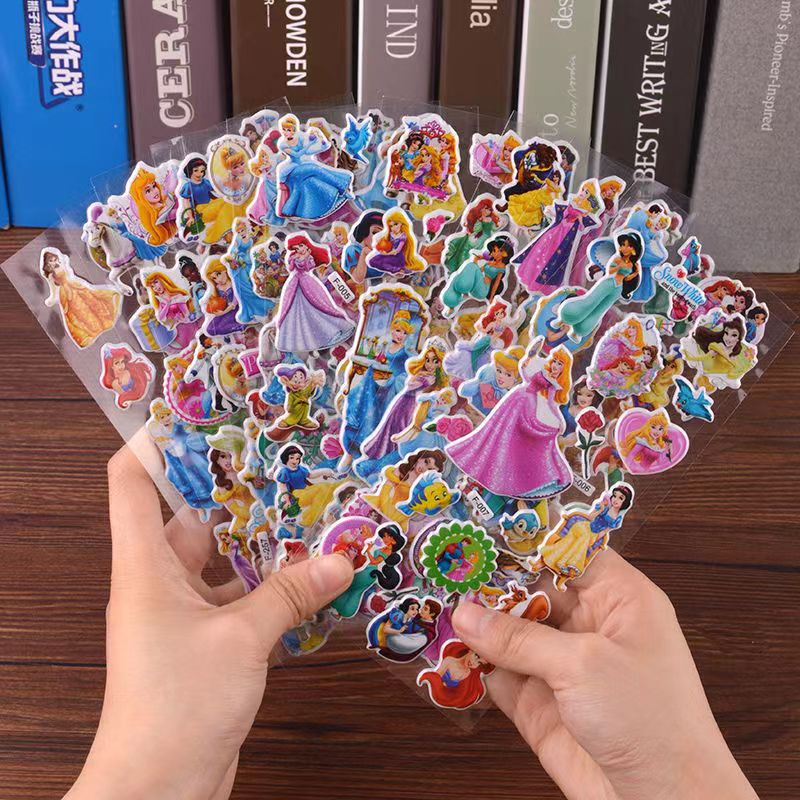 【FREE GIFTS】3D bubble stickers cartoon anime children's early childhood ...
