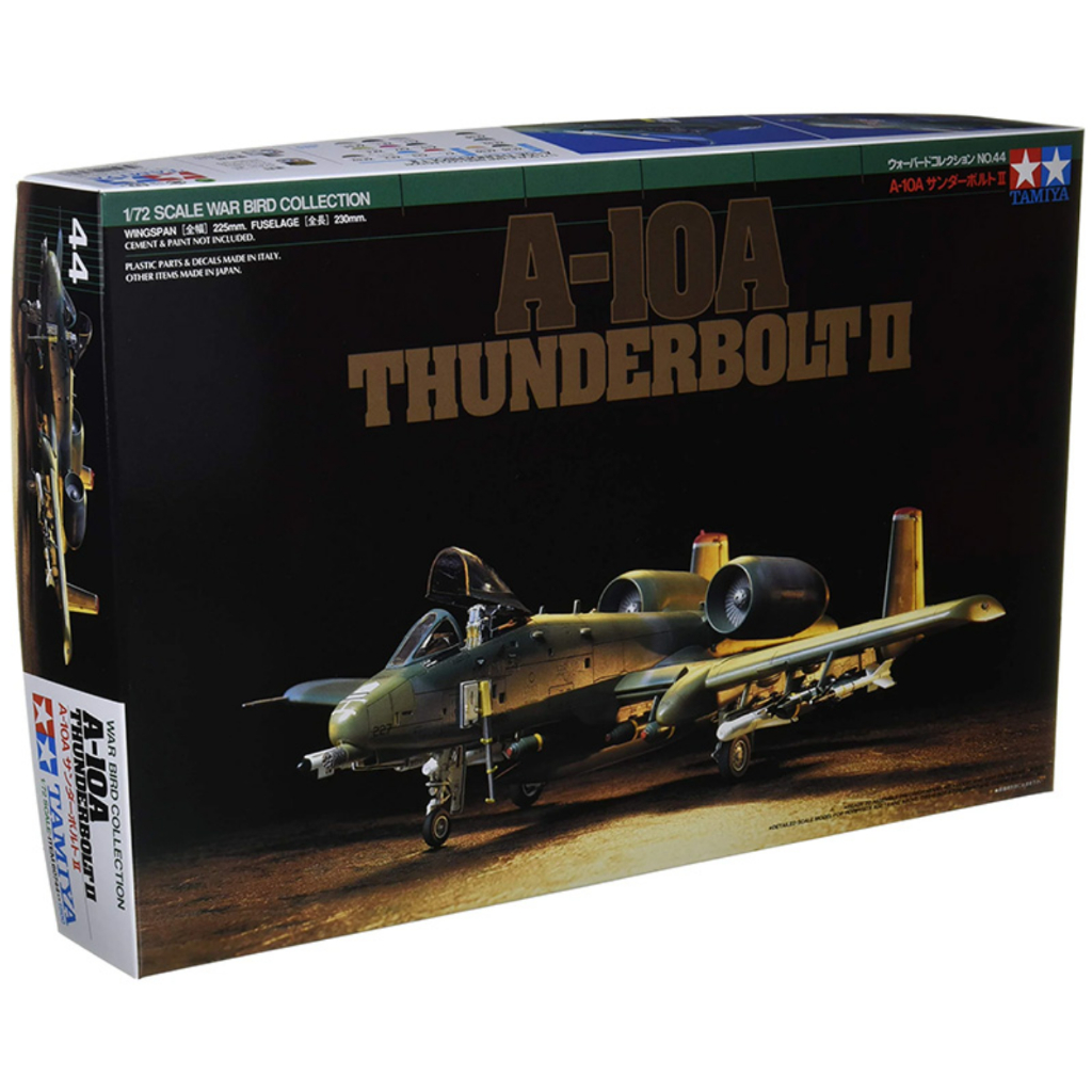 Tamiya 60744 1/72 Scale Model Aircraft Kit USAF A-10 Thunderbolt II ...