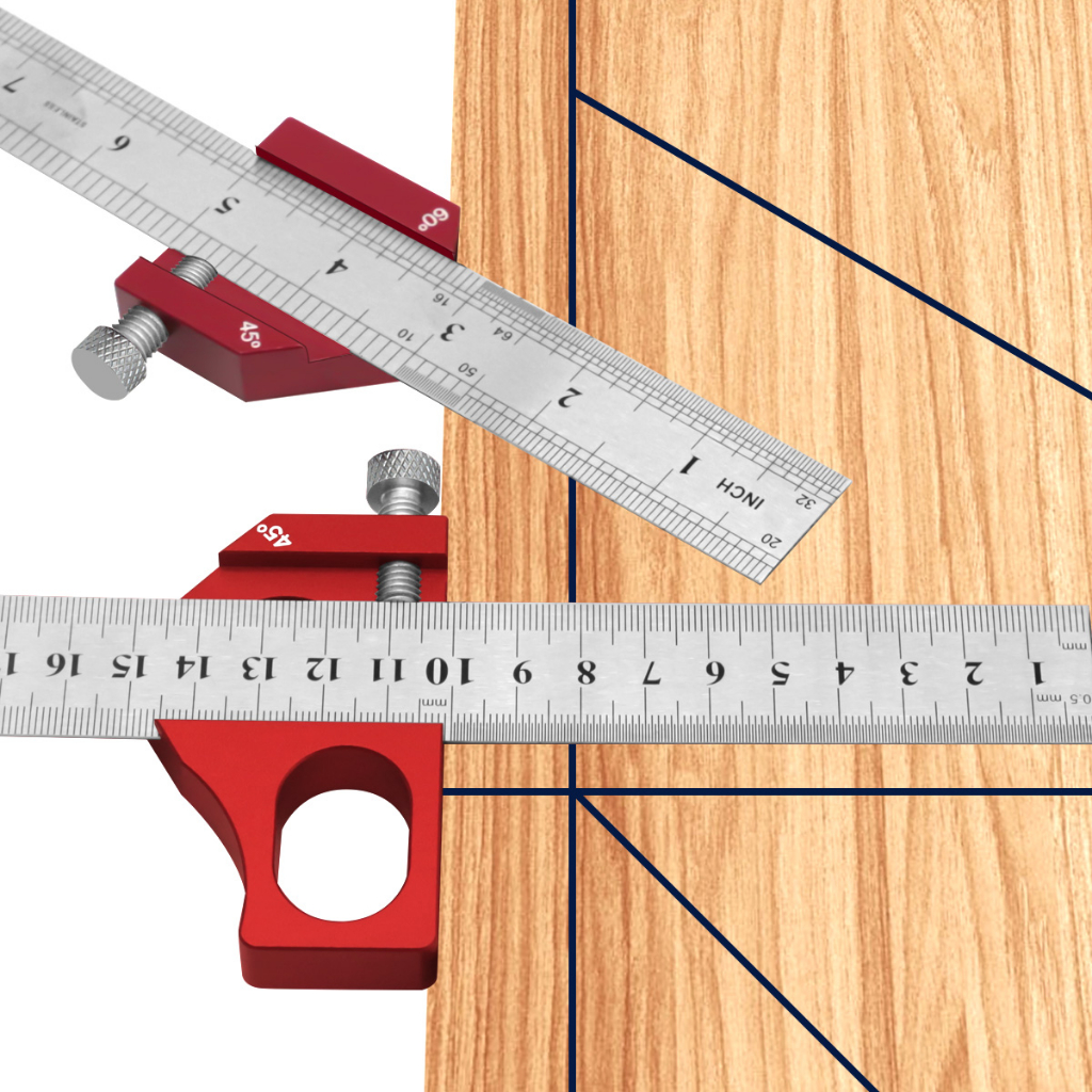 Scribe Mark Line Gauge Ruler Adjustable Scribe Mark Line Gauge Ruler ...