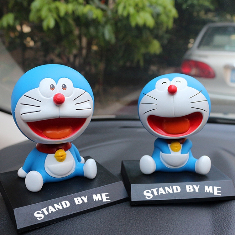 8 Style 10cm Anime Doraemon Nobita Nobi Robot Cat Shaking Head Doll PVC ...