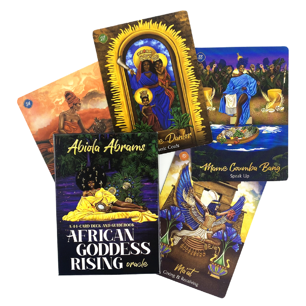 African Goddess Rising Oracle Cards Tarot Prophecy Divination Party ...