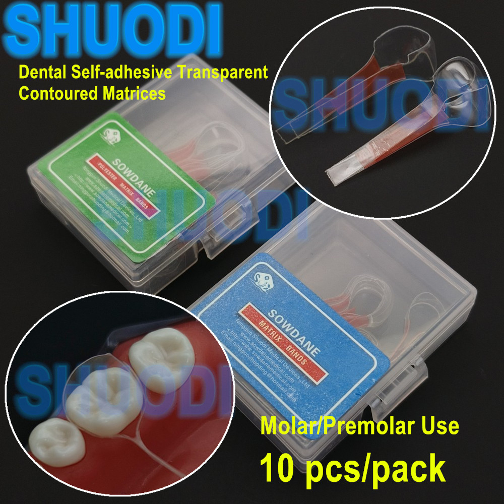 Dental Self-Adhesive Transparent Sectional Contoured Matrix for ...