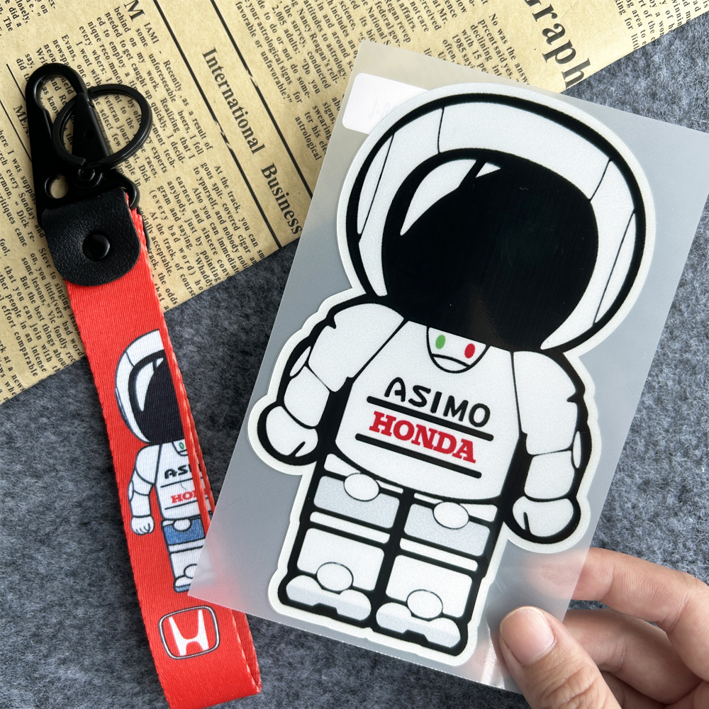 JDM Honda ASIMO Mugen Power Reflective Car Sticker Rear Windshield ...